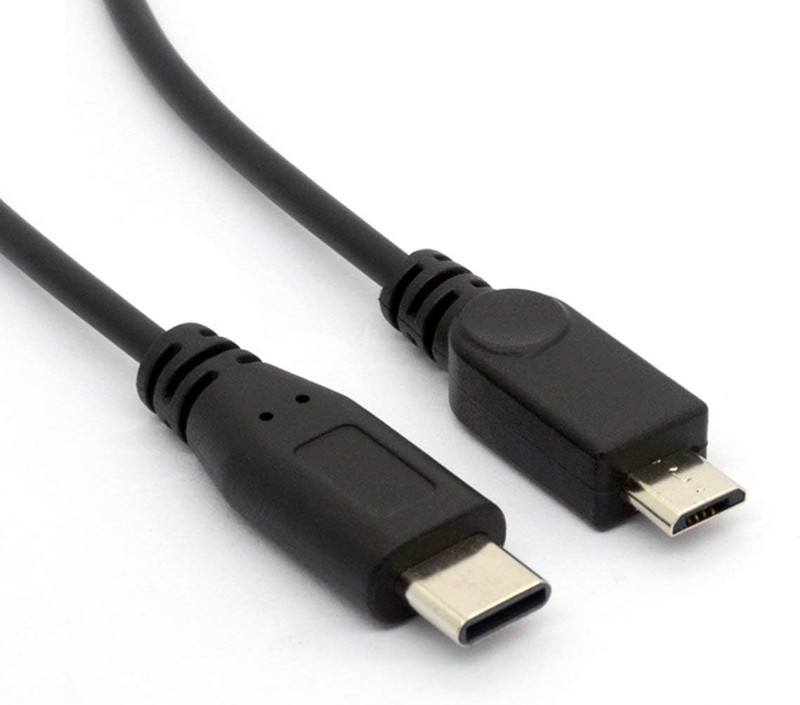 Splitter Adapter Micro USB Female to USBC Male + Type-C Male Cable ...